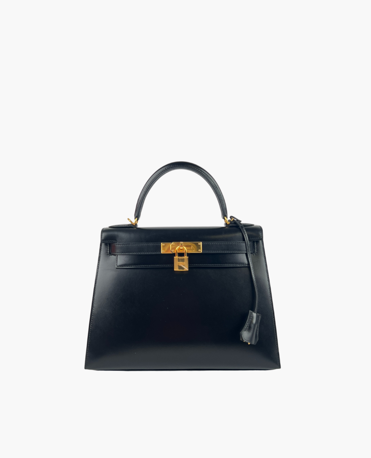 Hermès Kelly 28 Box Leather Black GHW – Luxury Helsinki