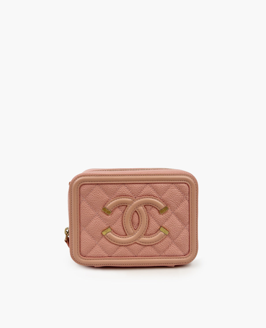 Chanel Filigree Mini Vanity Pink Caviar – Luxury Helsinki