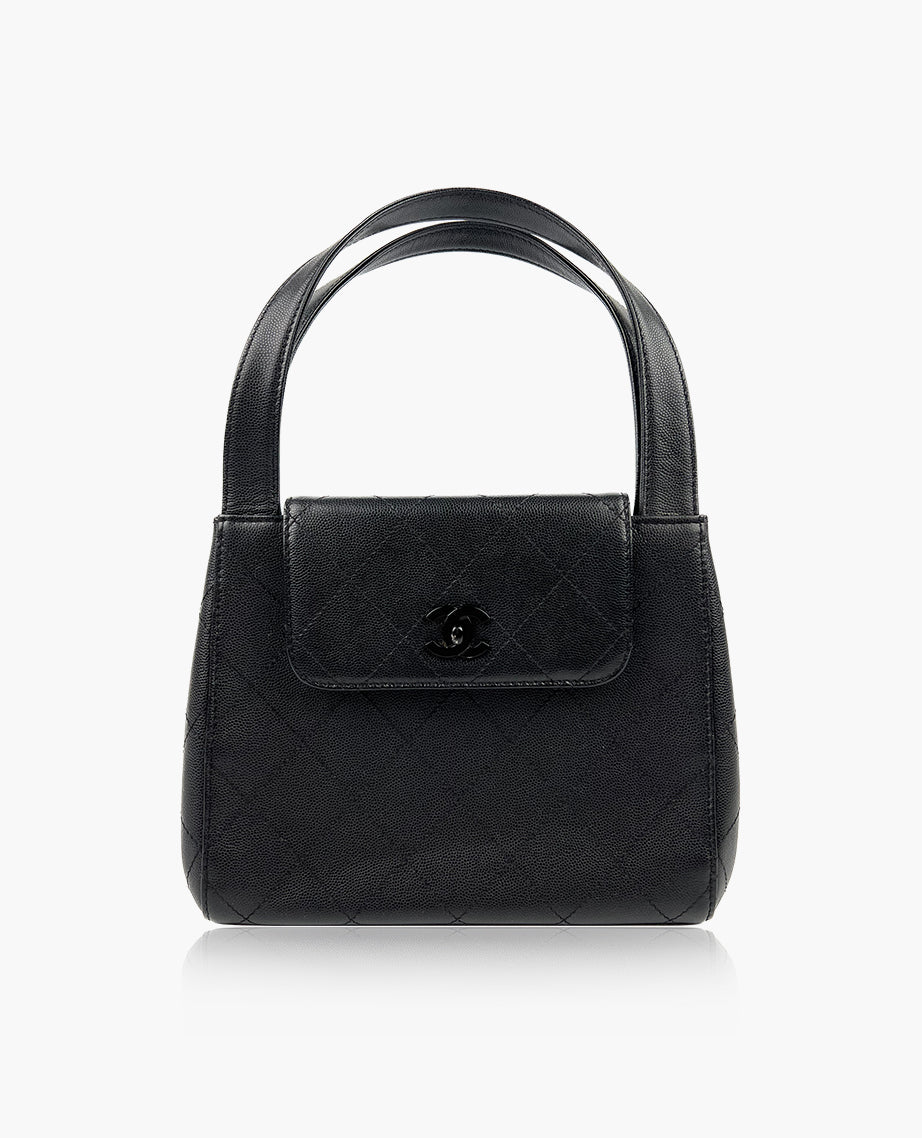 Chanel Around Top Handle All Black Bag – Luxury Helsinki