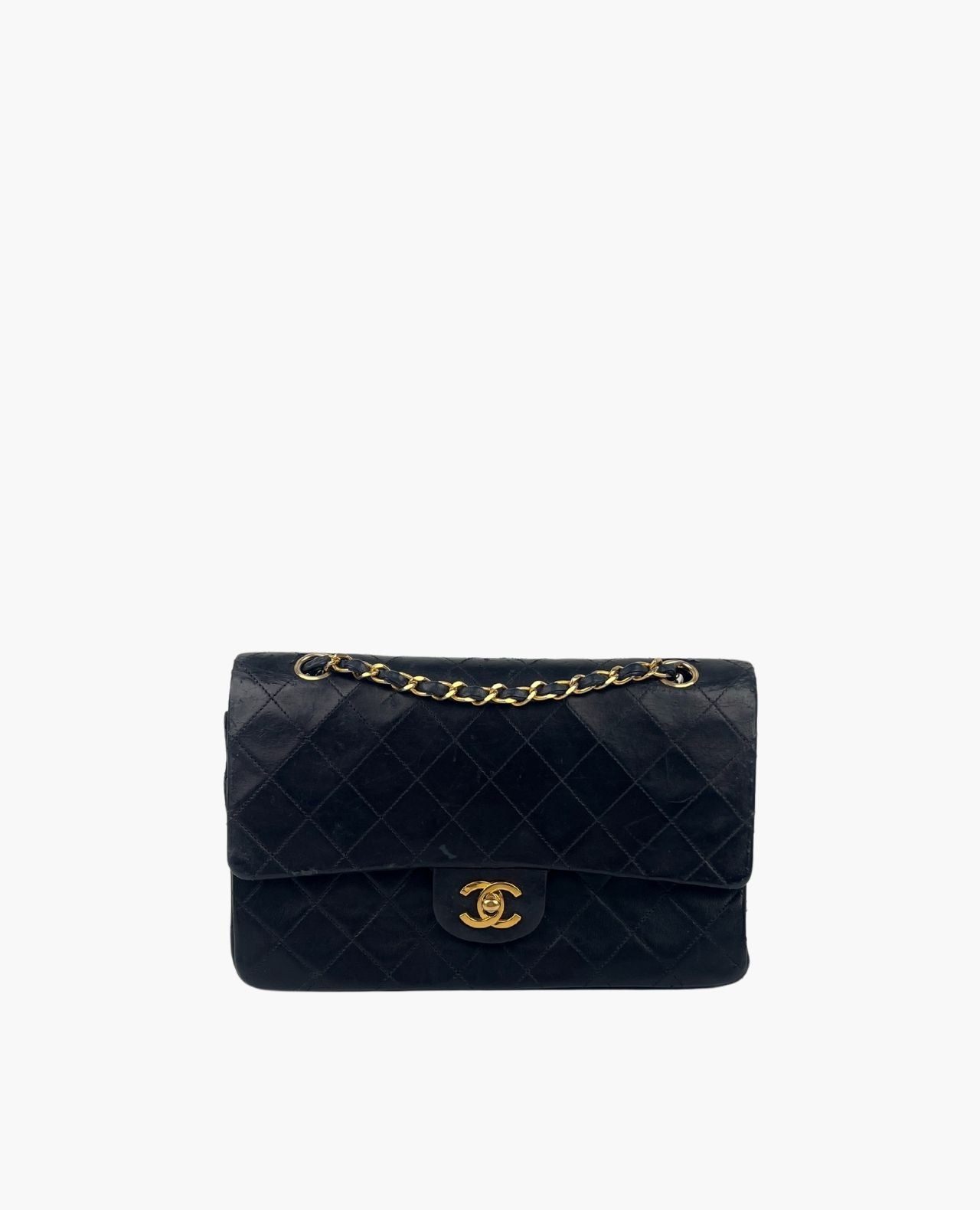 Chanel Timeless Medium Vintage Lambskin Black GHW 24k – Luxury Helsinki