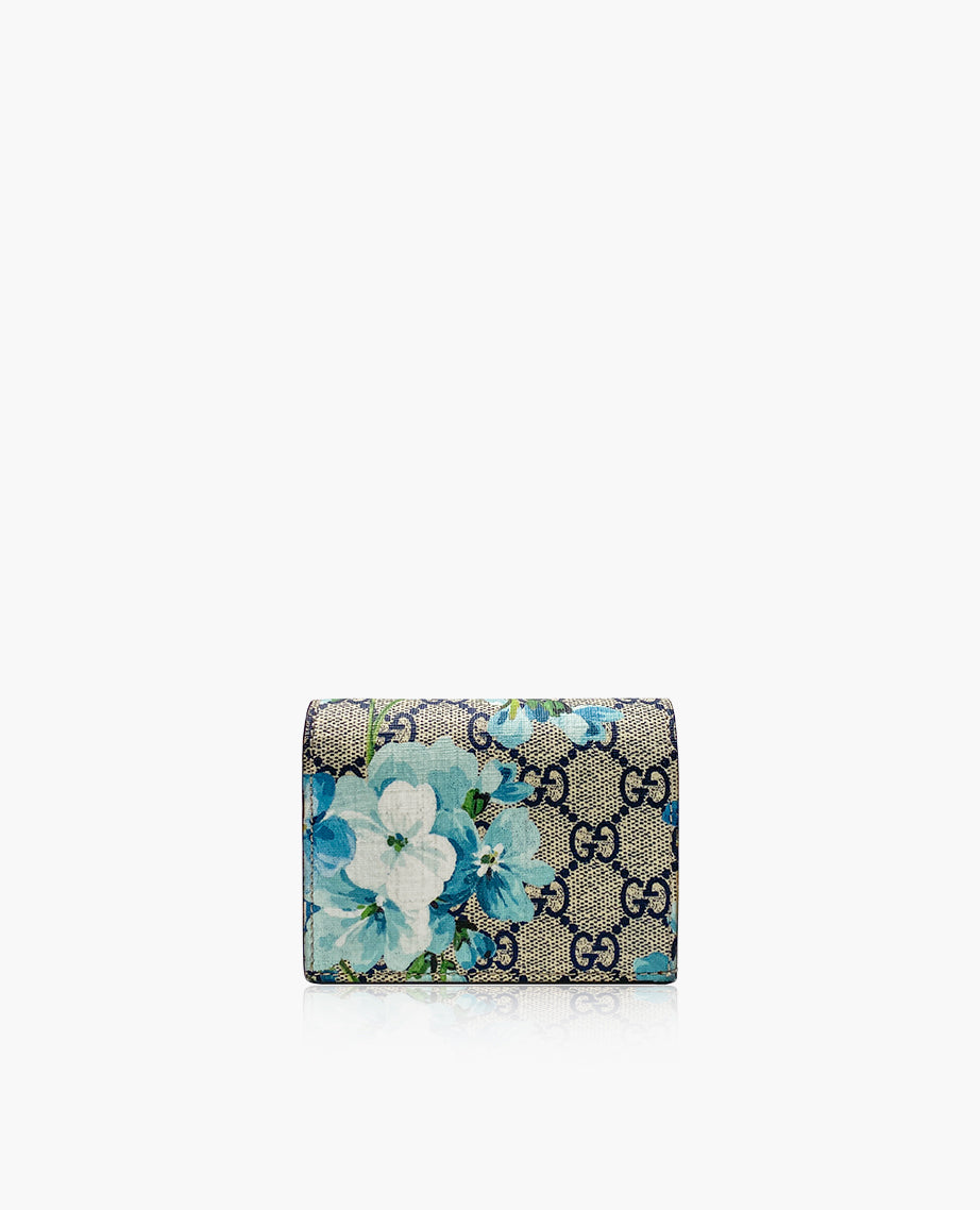 Gucci GG Supreme Blooms Blue Wallet – Luxury Helsinki