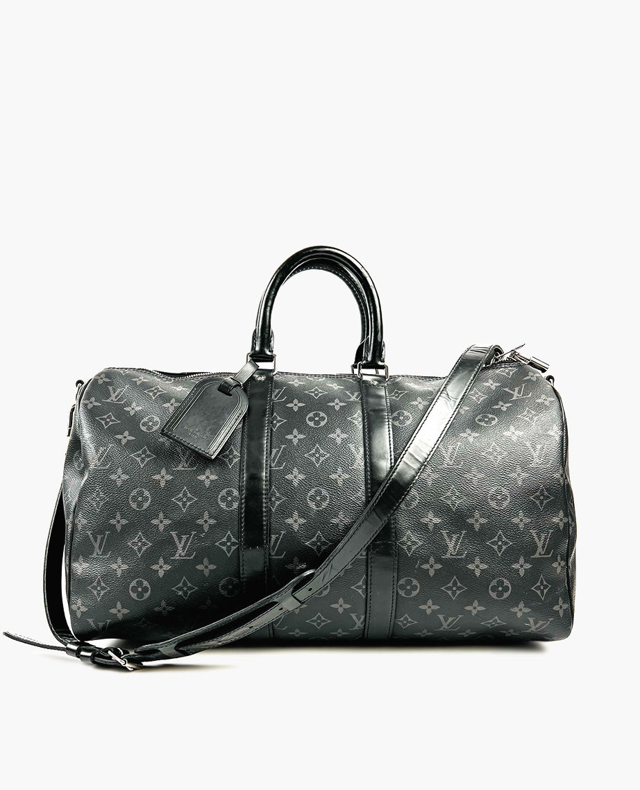 Louis Vuitton Keepall 45 B Monogram Eclipse – Luxury Helsinki