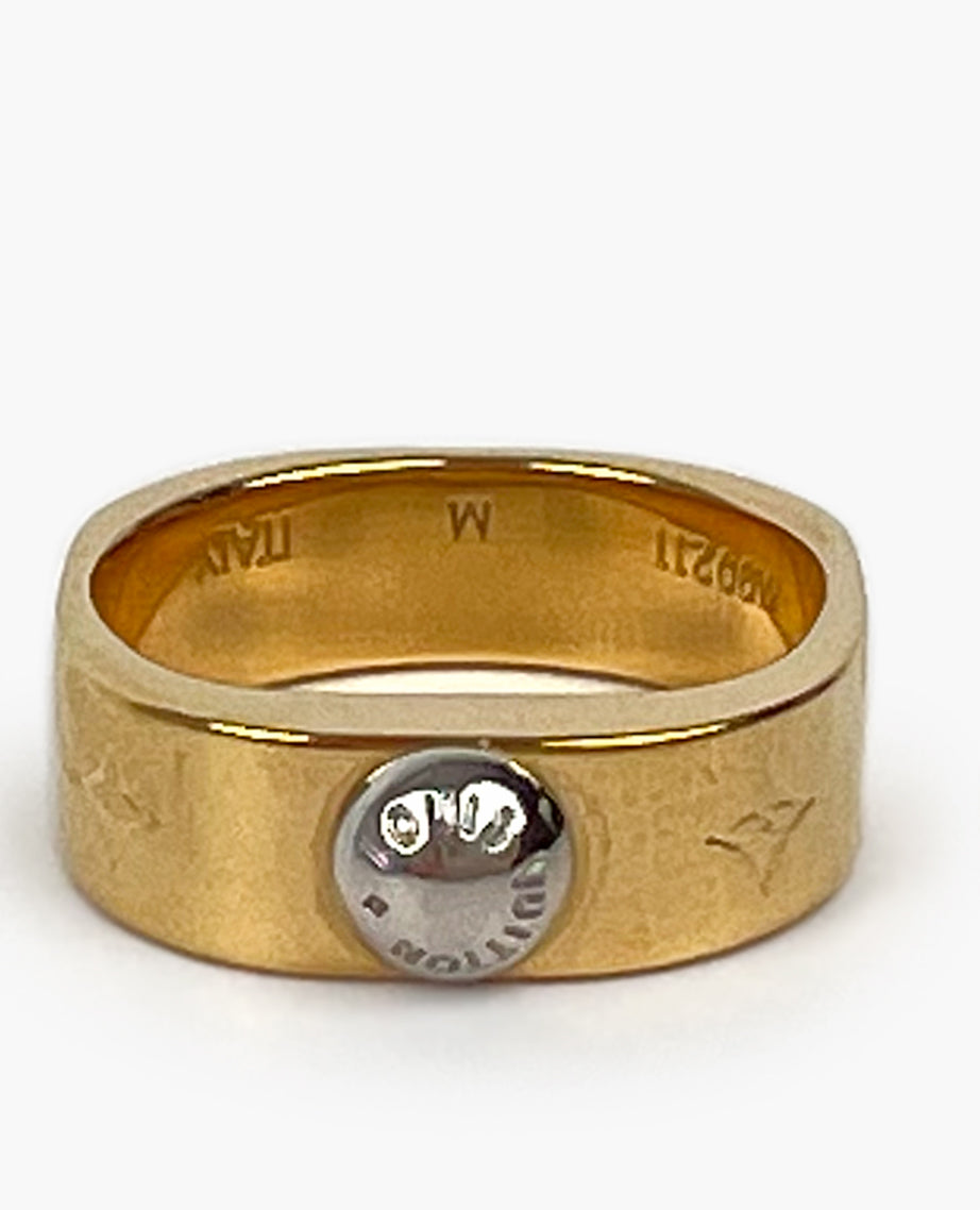 Louis Vuitton Nanogram Ring Gold – Luxury Helsinki