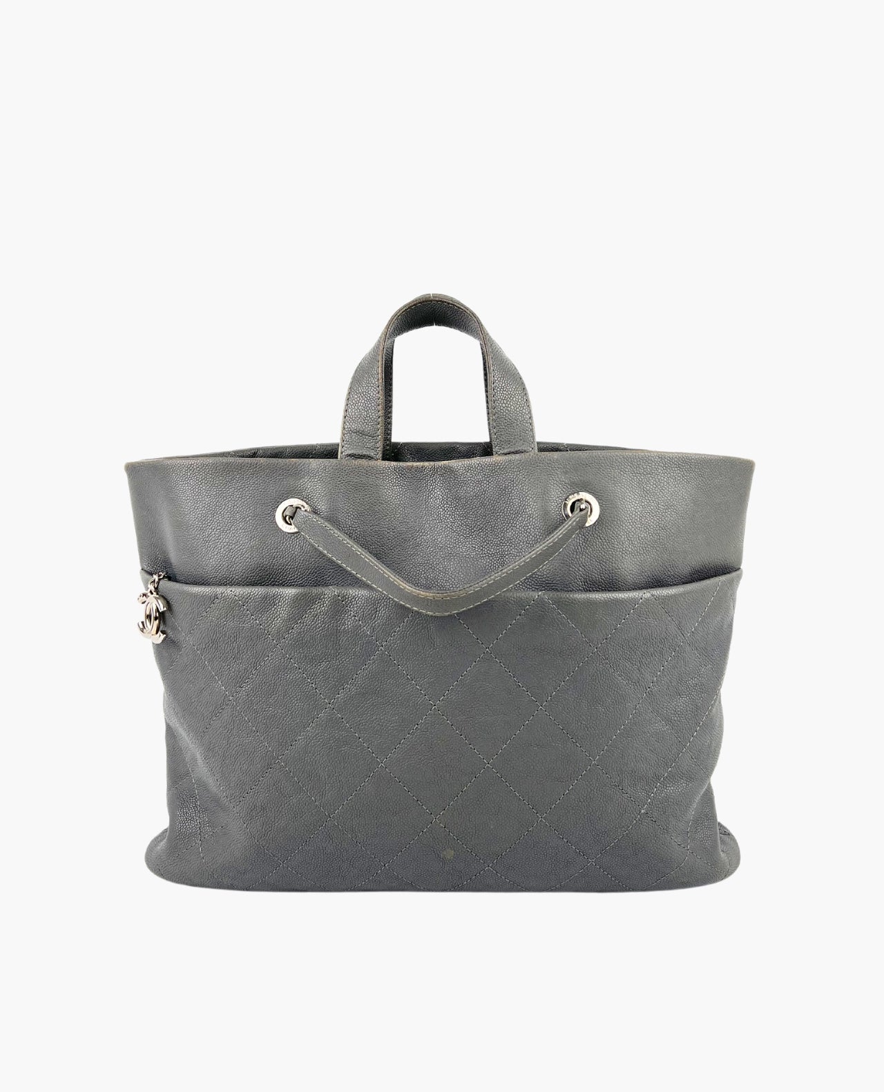 Chanel Easy Shopping Tote Grey Caviar – Luxury Helsinki