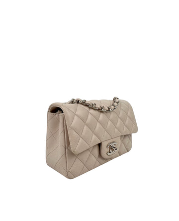Chanel Mini Rectangular Light Gray Caviar SHW – Luxury Helsinki