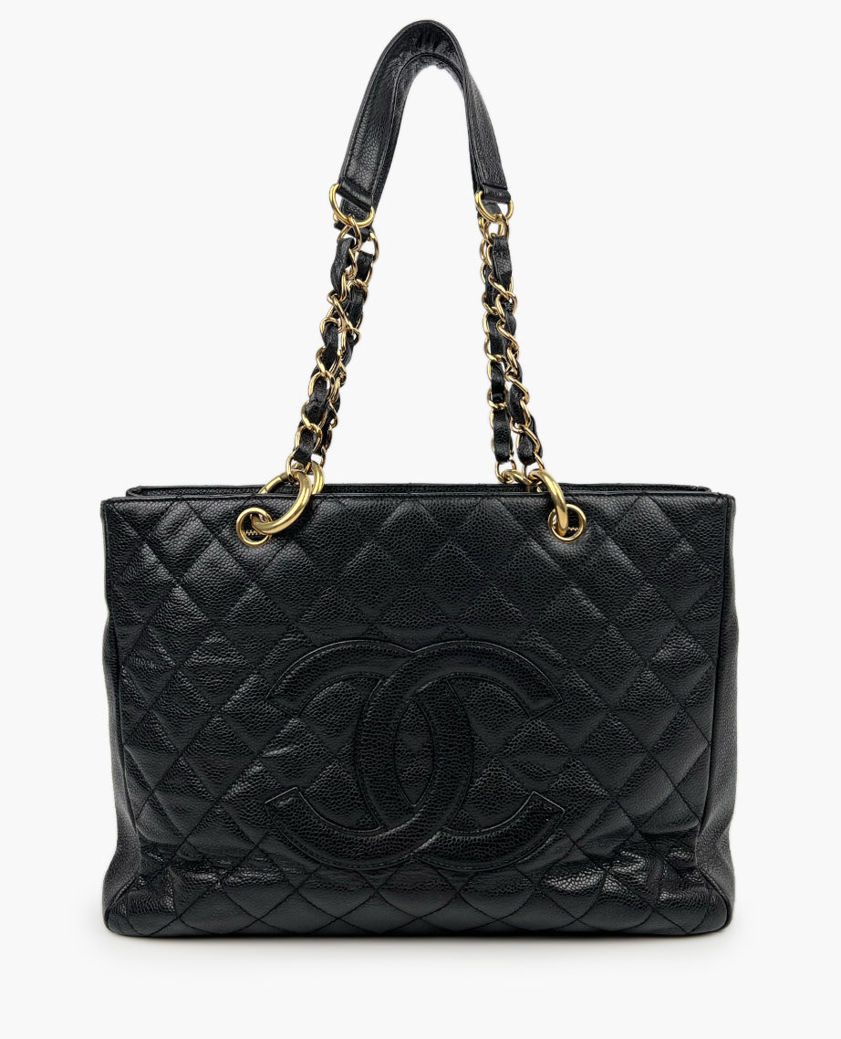 Chanel GST Tote Black Caviar GHW – Luxury Helsinki