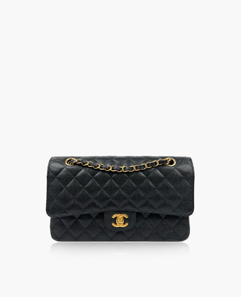 Chanel Timeless Medium Black Caviar GHW – Luxury Helsinki