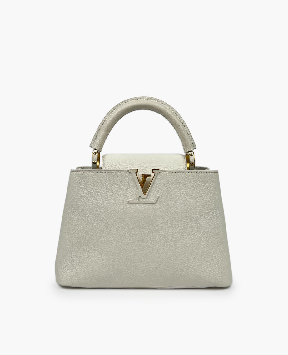 Louis Vuitton Capucines BB White – Luxury Helsinki